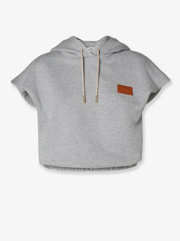 Fendi Essntia Cotton Jersey Sweatshirt