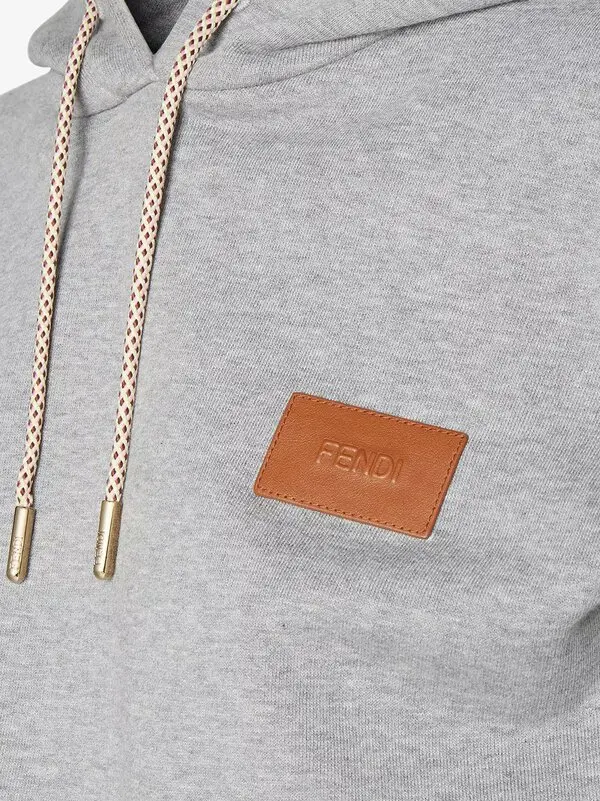 Fendi Essntia Cotton Jersey Sweatshirt
