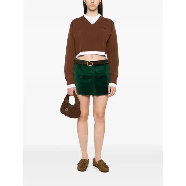 Miu Miu Skirts Pleated Skirts