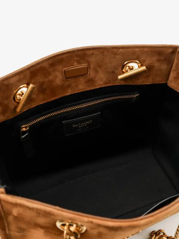 Saint Laurent Niki Suede Shopping Bag - Multicolor