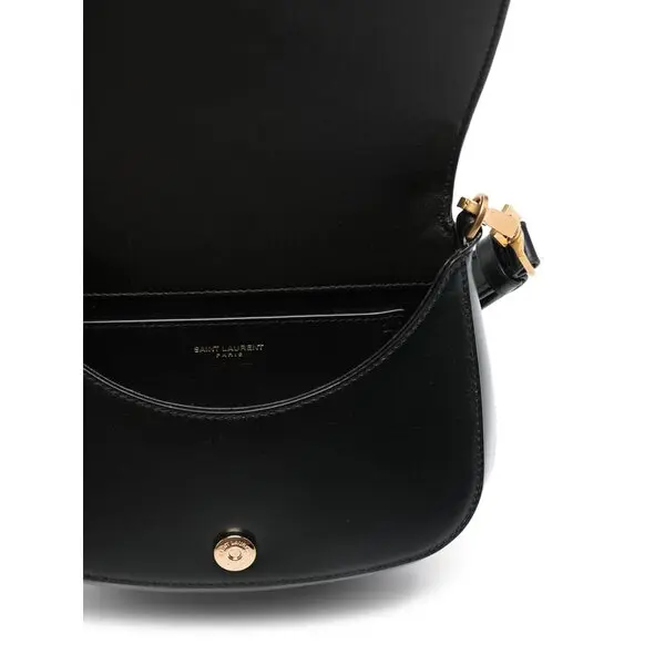 Saint Laurent Calfskin Shoulder Bag - Brown