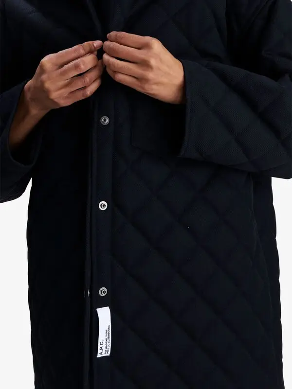 A.p.c. Georges Quilted Wool Jacket