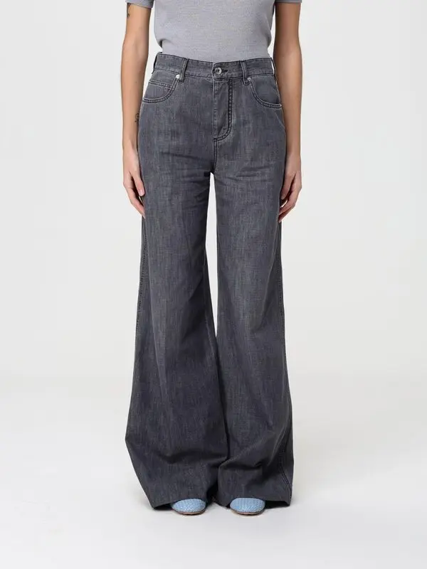 Bottega Veneta Wide Leg Jeans - Multicolor
