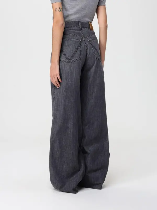 Bottega Veneta Wide Leg Jeans - Multicolor