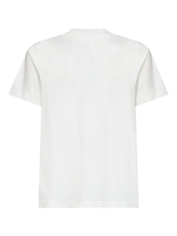 Moncler Natural Cotton Jersey Logo T-shirt