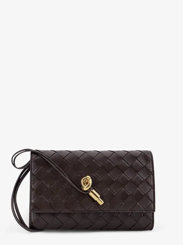 Bottega Veneta Andiamo Intrecciato Pattern Crossbody Bag - Multicolor