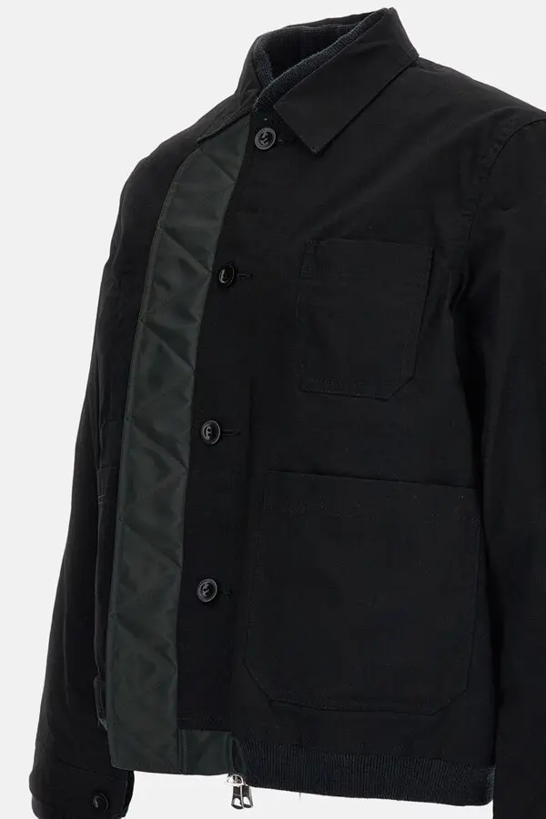 Sacai Nylon Twill Rip Stop Reversible Jacket