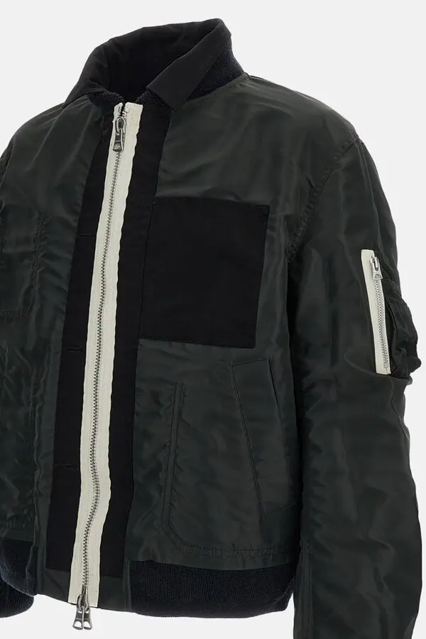 Sacai Nylon Twill Rip Stop Reversible Jacket