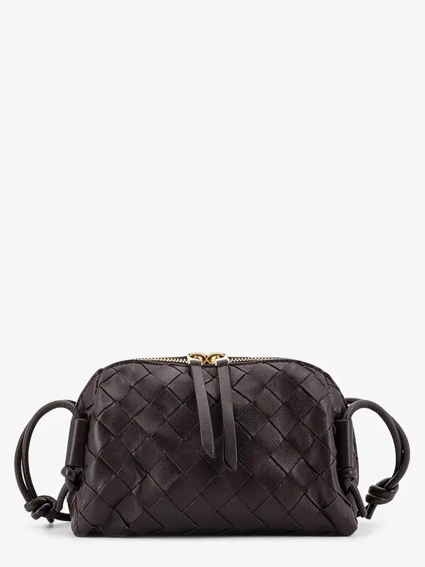 Bottega Veneta Leather Clutch With Intrecciato Concert Motif - Multicolor