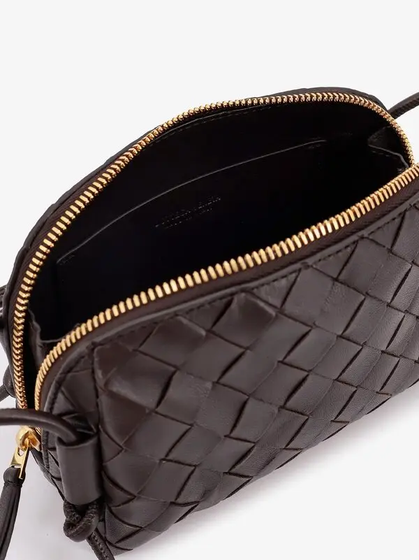 Bottega Veneta Intrecciato Leather Crossbody Bag - Multicolor