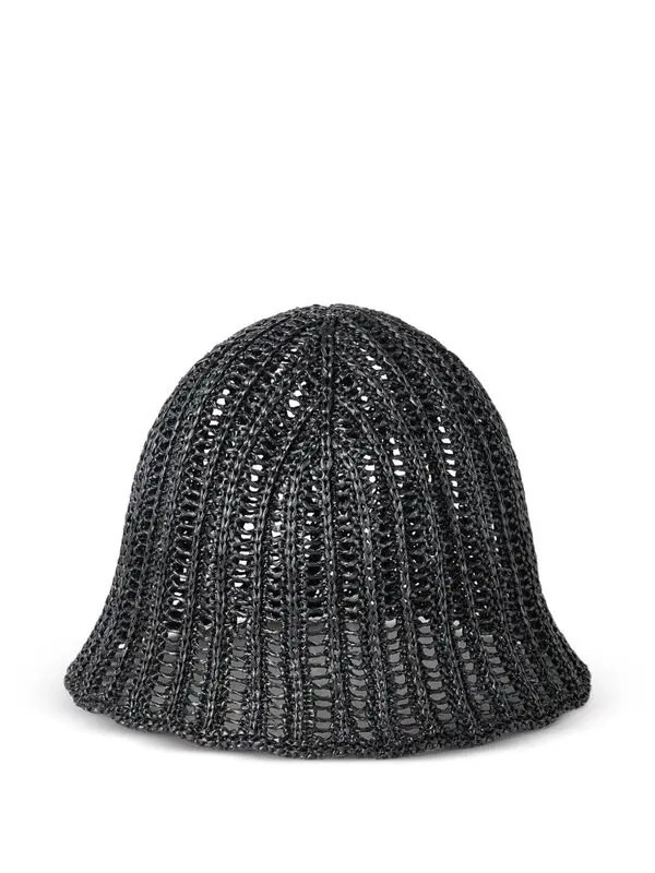 Brunello Cucinelli Techno Raffia Bucket Hat - Multicolor