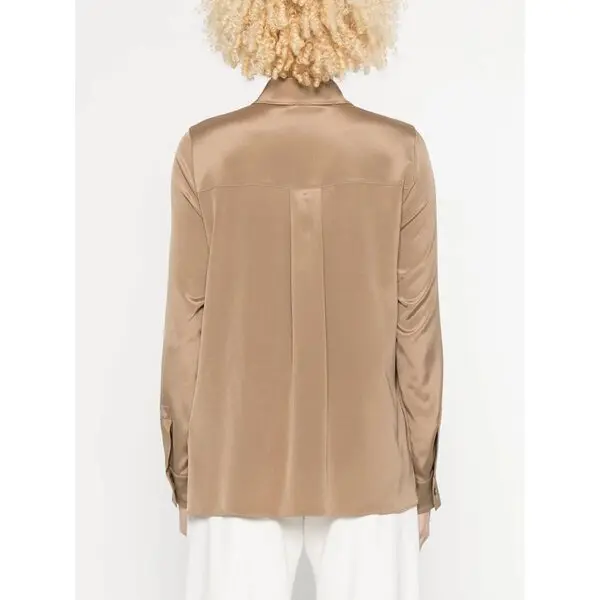 Max Mara Silk Blend Classic Collar Shirt