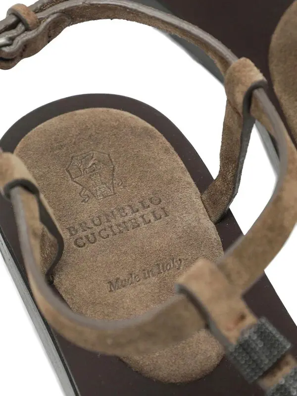 Brunello Cucinelli Beaded Sandals - Multicolor