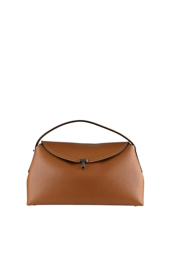 TOTEME T-lock Handbag - Brown
