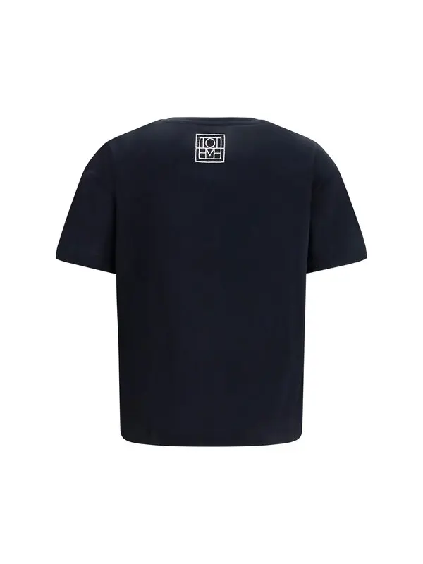 TOTEME Classic Monochrome T-shirt - Black