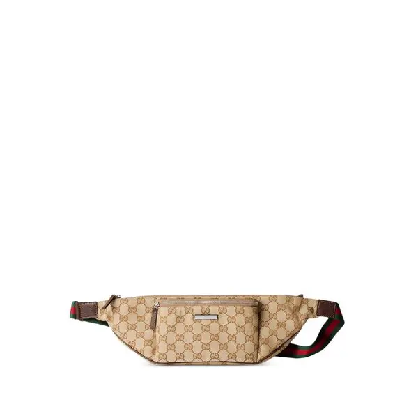 Gucci Monogram Canvas Waist Bag - Cream