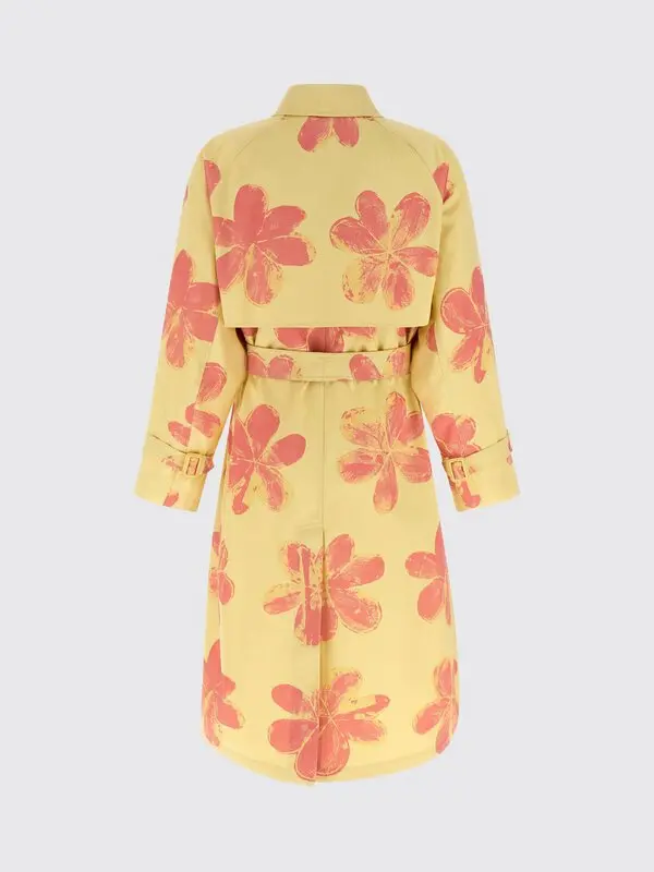 Max Mara Printed Cotton Trench Coat