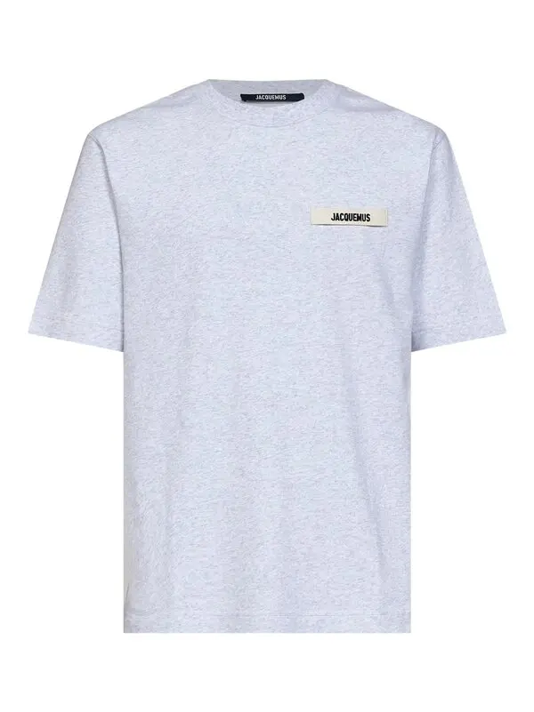 Jacquemus Grey The Gros Grain T-shirt - Multicolor