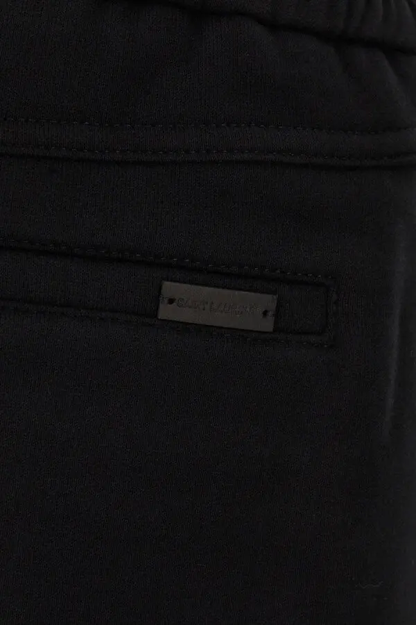 Saint Laurent Logo Detailed Drawstring Shorts