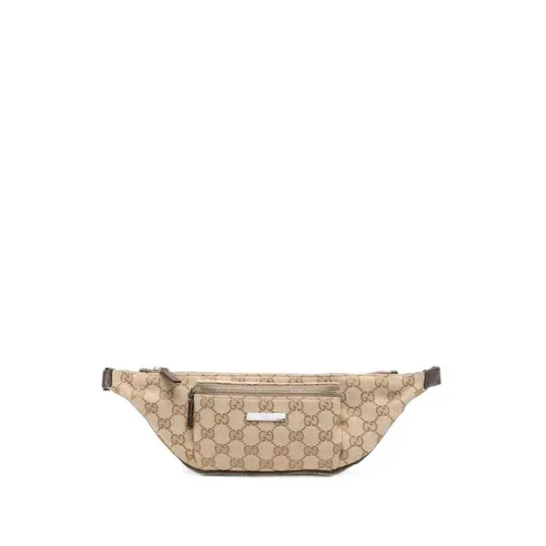 Gucci Gg Supreme Canvas Belt Bag - Cream