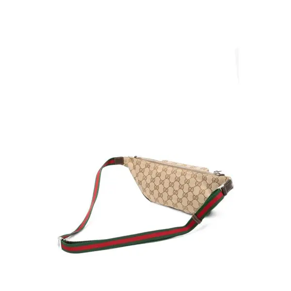 Gucci Gg Supreme Canvas Belt Bag - Cream