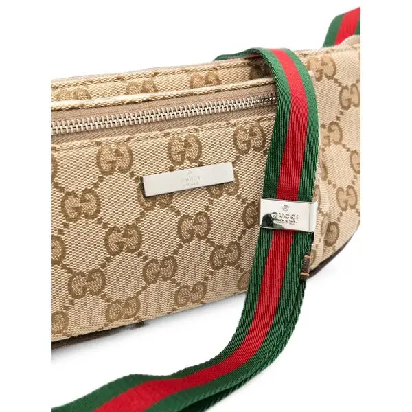Gucci Gg Supreme Canvas Belt Bag - Cream