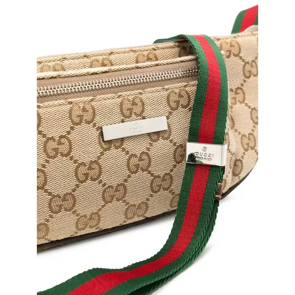 Gucci Gg Supreme Canvas Belt Bag - Cream