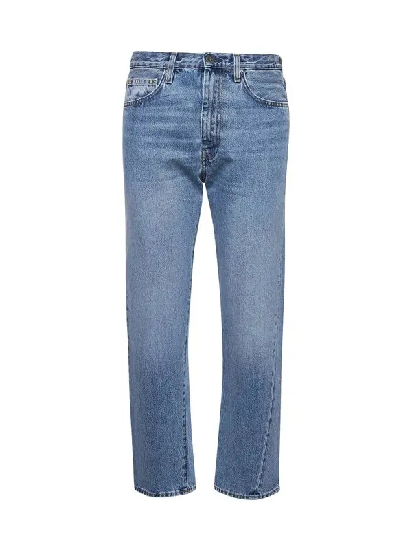 TOTEME Light Blue Denim Twisted Jeans