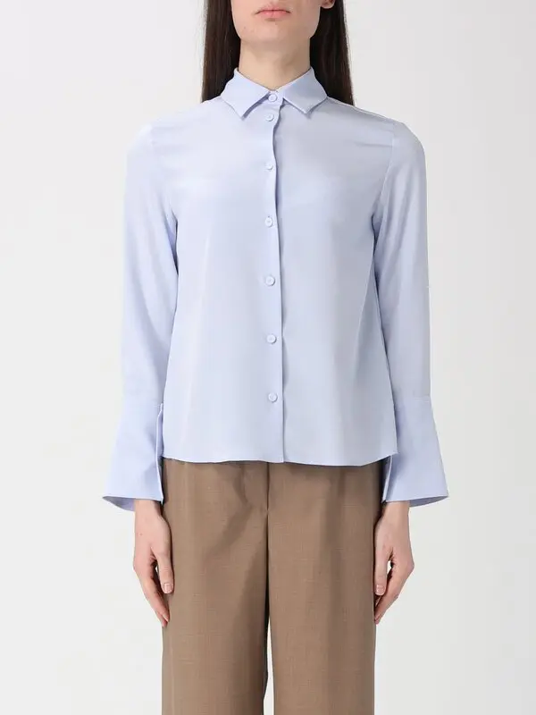 Max Mara Classic Stretch Silk Shirt