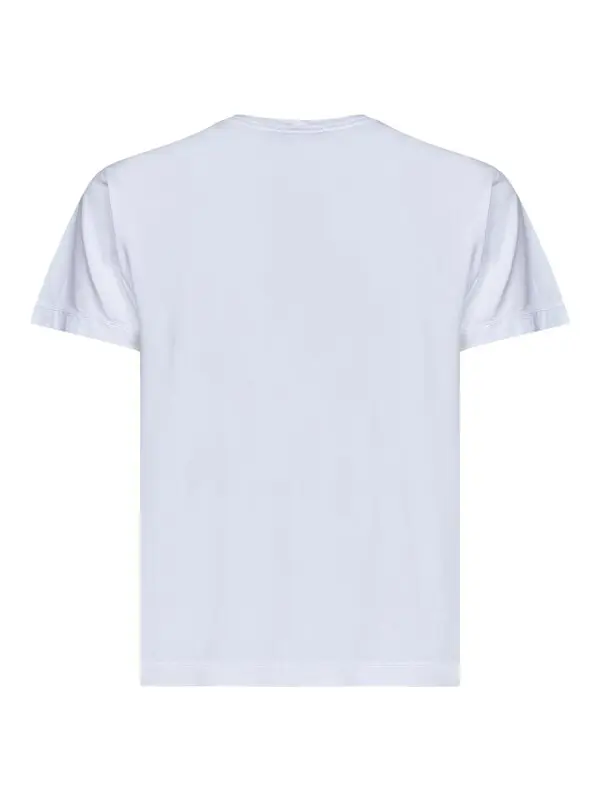 Stone Island White 60/2 Cotton Jersey Slim-fit T-shirt - Multicolor