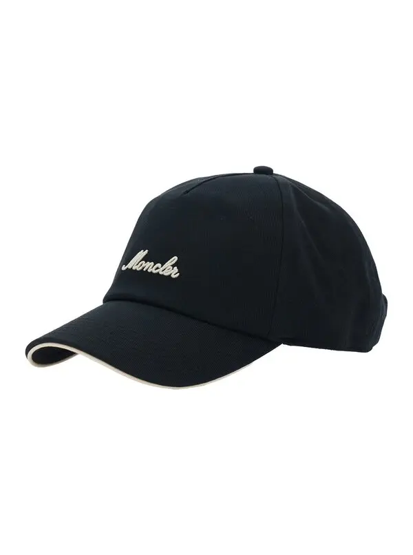 Moncler Logo Lettering Baseball Cap