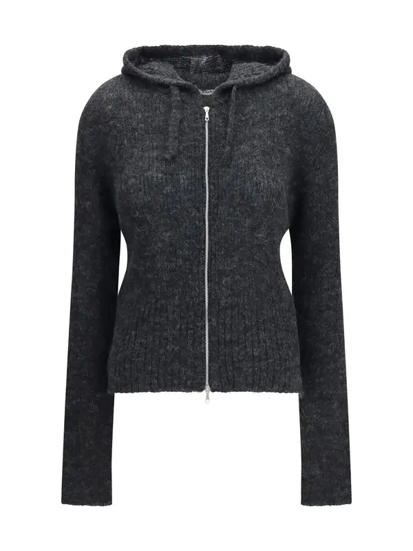 Our Legacy Alpaca-blend Zip-up Hoodie - Gray