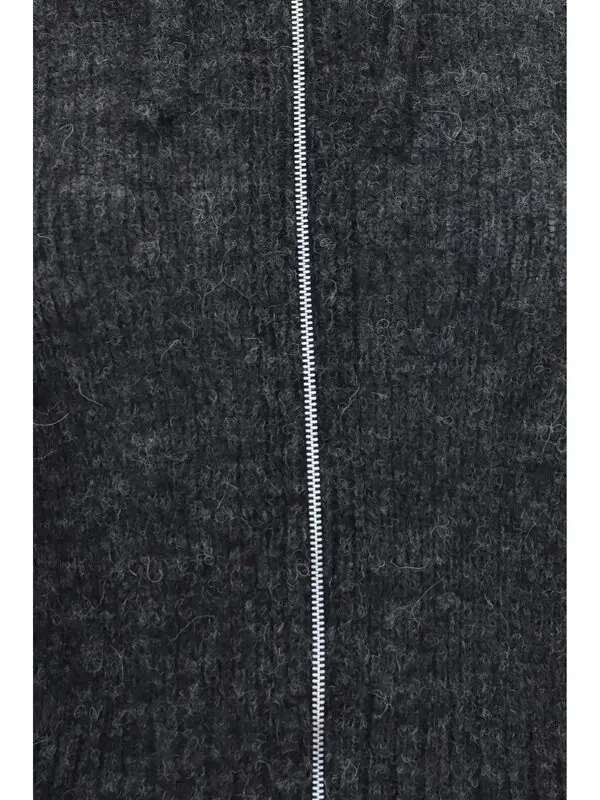 Our Legacy Alpaca-blend Zip-up Hoodie - Gray