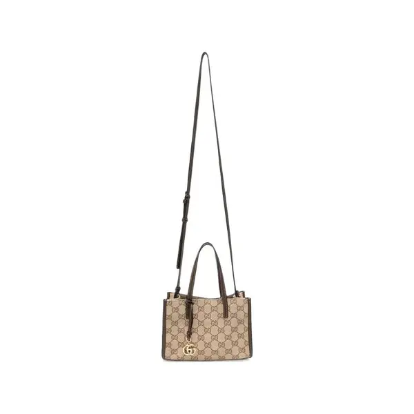 Gucci Gg Supreme Canvas Tote - Cream