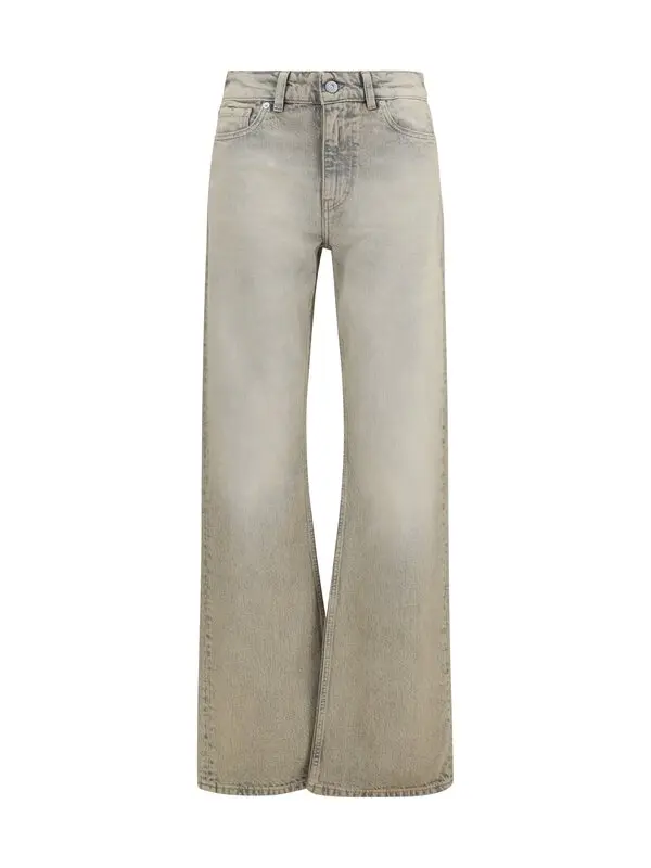 Our Legacy Straight-leg Denim Jeans - Gray