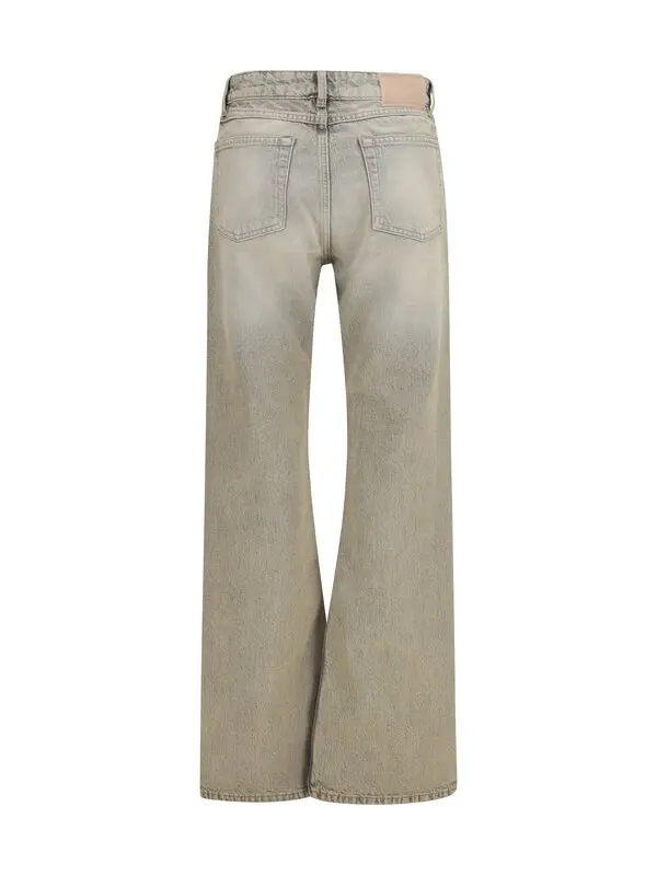 Our Legacy Straight-leg Denim Jeans - Gray