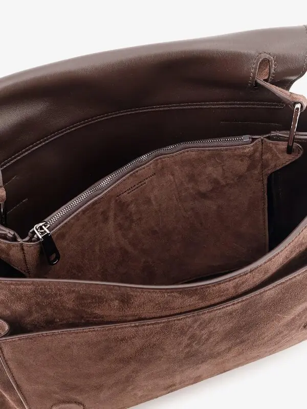 Brunello Cucinelli Suede Crossbody Bag - Multicolor
