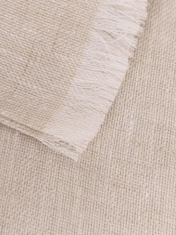 Brunello Cucinelli Sparkling Linen Scarf - Multicolor