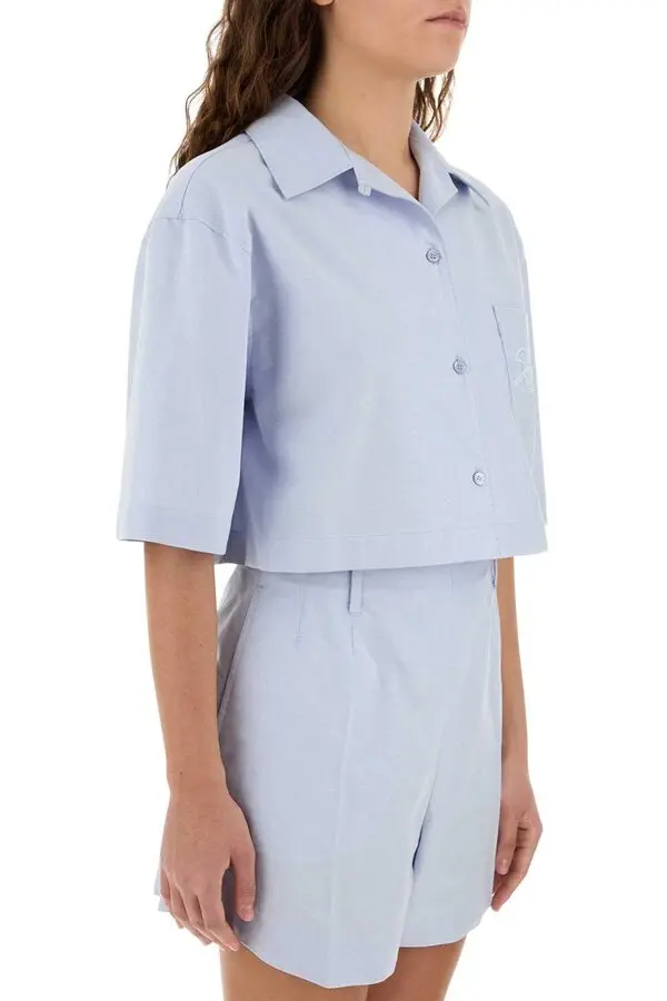 Givenchy Powder Cotton Shirt - Blue