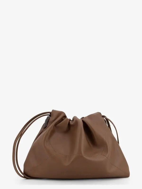 Brunello Cucinelli Bc Duo Leather Shoulder Bag
