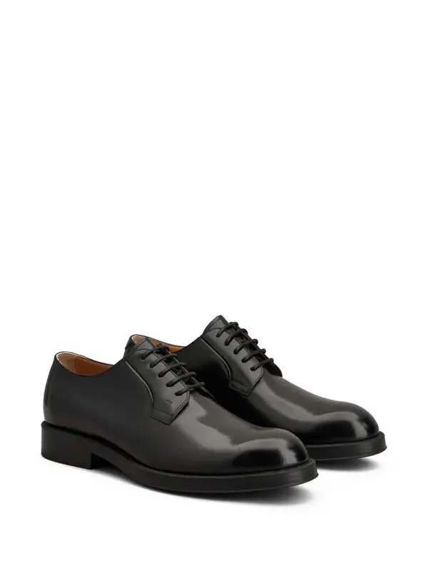TOD'S Almond Toe Leather Derby