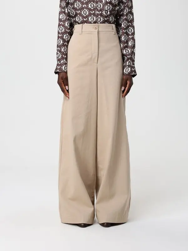 Max Mara Wide Leg Pants - Cream