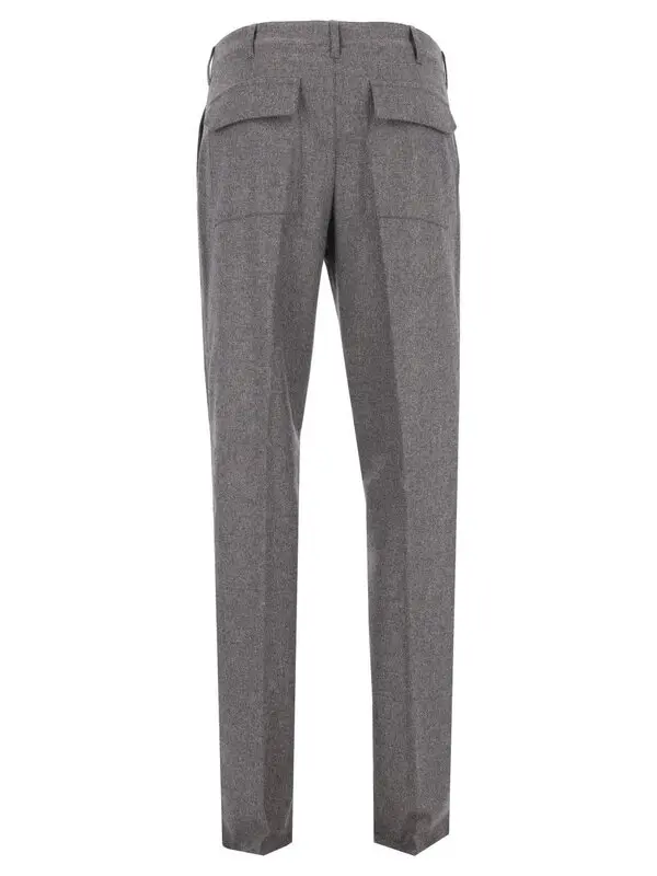Etro Tailored Cashmere Blend Trousers