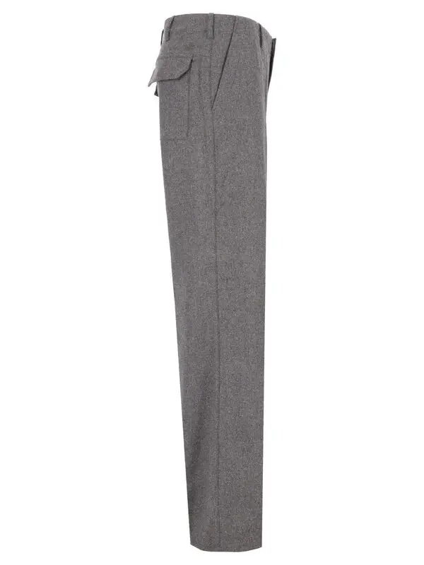 Etro Tailored Cashmere Blend Trousers