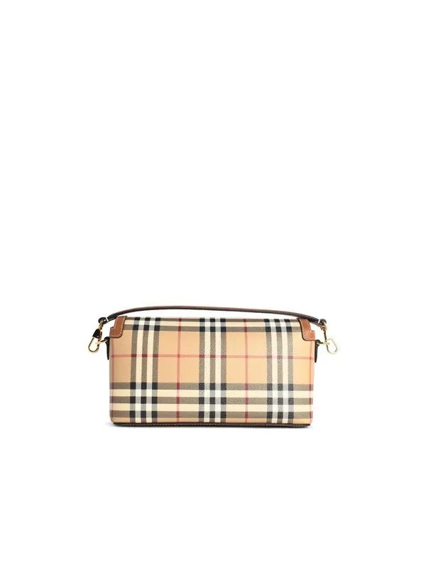 Burberry Note' Beige Cotton Blend Bag