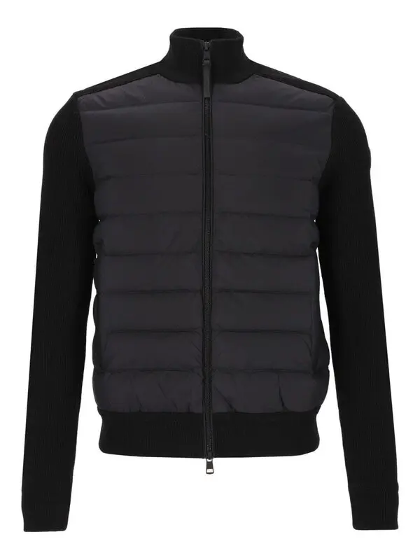 Moncler Quilted Zipped Jacket - Black