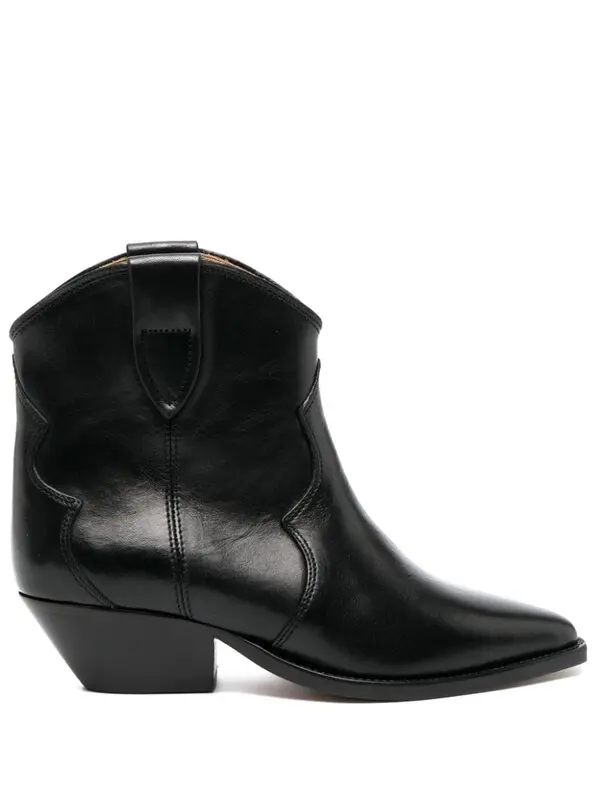 Isabel Marant Étoile Dewina Leather Cowboy Boots