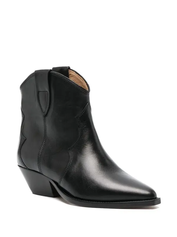 Isabel Marant Étoile Dewina Leather Cowboy Boots