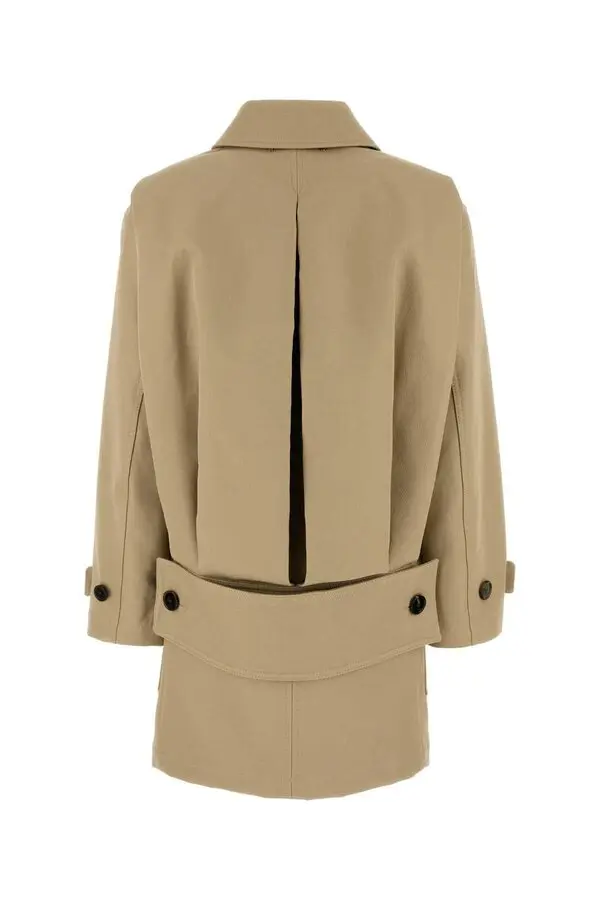 Gucci Beige Drill Overcoat