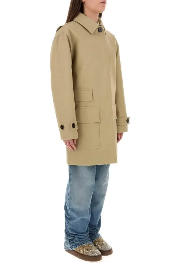 Gucci Beige Drill Overcoat